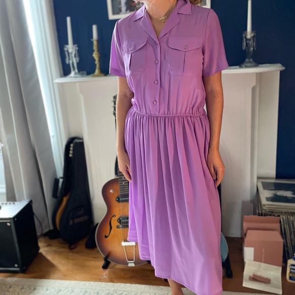 American Vintage | Dresses | Purple 9s Vintage Dress | Poshmark